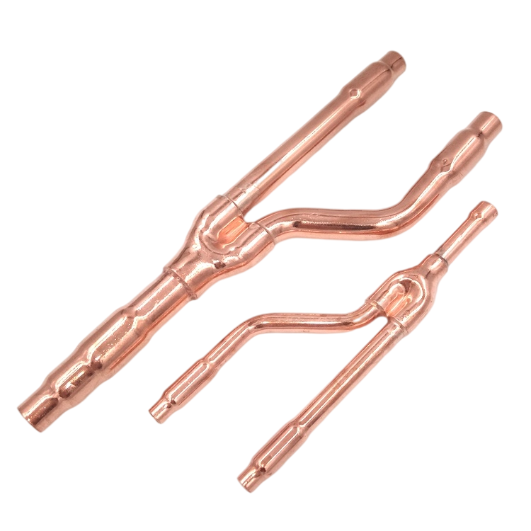 Copper Refnet joint- y branch pipe fitting from China manufacturer ...